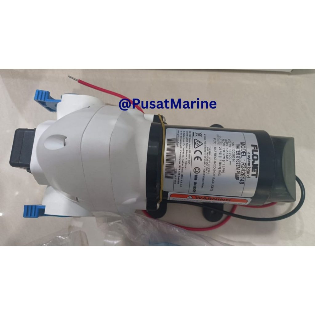 Pompa Air Tawar Flojet Water System Pump 2.0 GPM 346.40 Xylem – Pusat ...