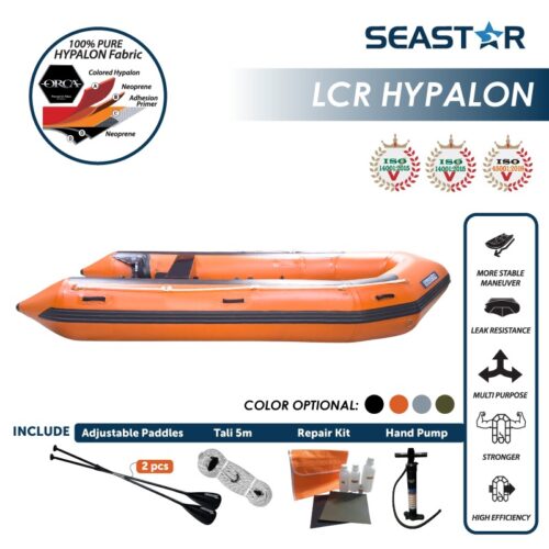 Perahu Karet LCR Hypalon Rubber Boat Rescue SEASTAR - Pusat Marine