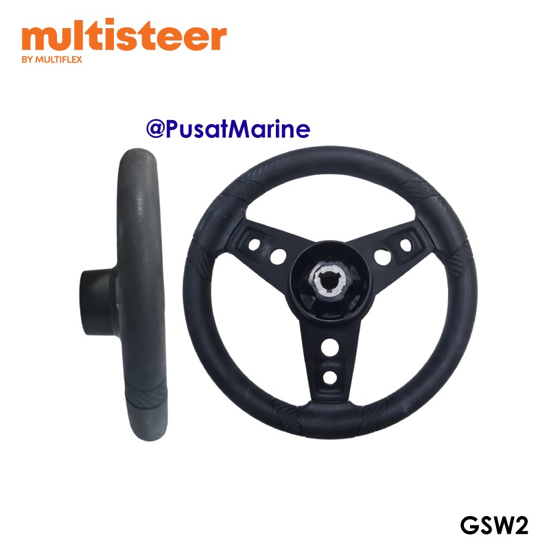 Setir Kapal Steering Wheel Black Diameter 35cm GSW2 - Multisteer ...
