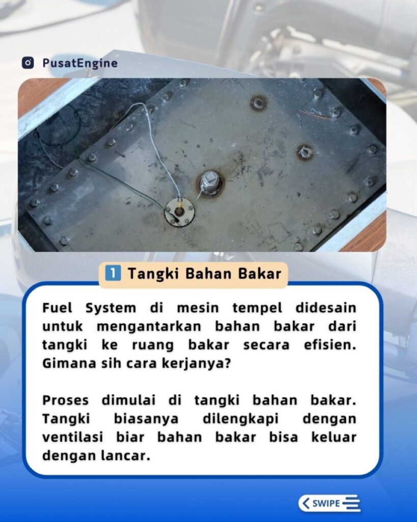 MENGENAL CARA KERJA FUEL SYSTEM PADA MESIN TEMPEL - Pusat Marine