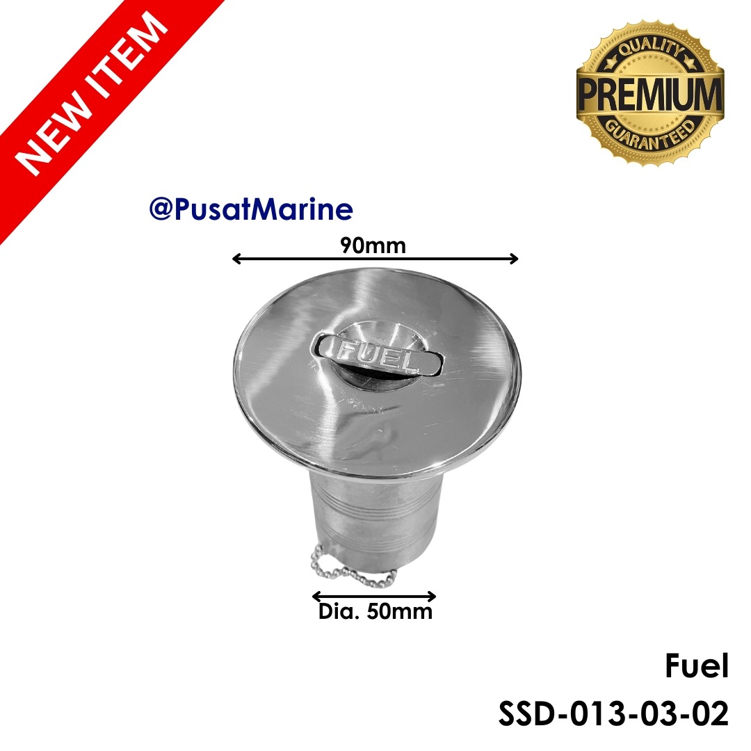 Pengisian BBM SS.316 Deck Filler Seastar SSD-013-00 - Pusat Marine